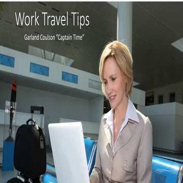 Work Travel Time Tips | PPTX