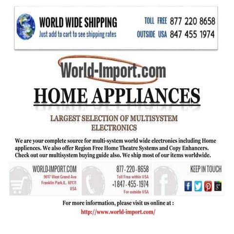 Home Appliances | PPTX