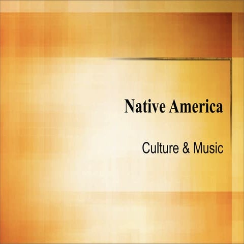 World Music Ch 2 Native American | PDF