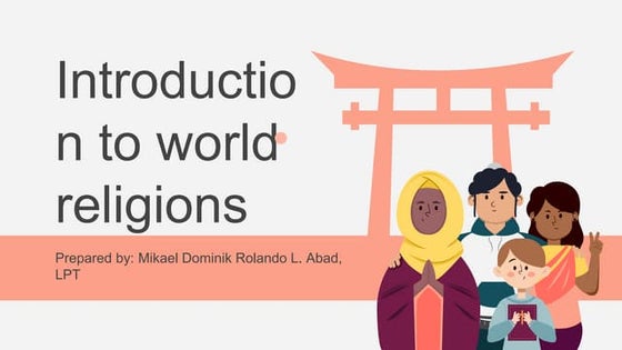 Introduction to World Religions and Belief Systems | PPTX