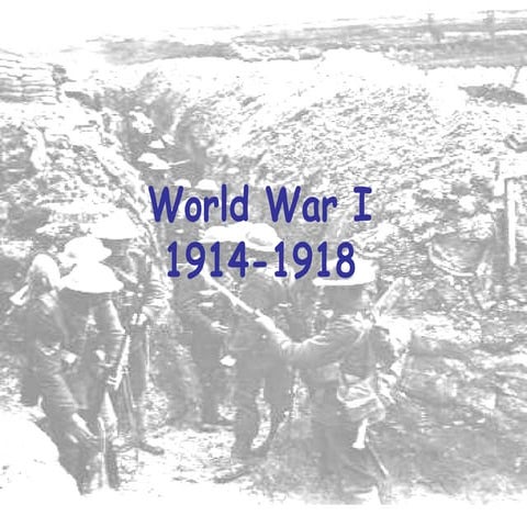 World War I 11th Grade | PPT