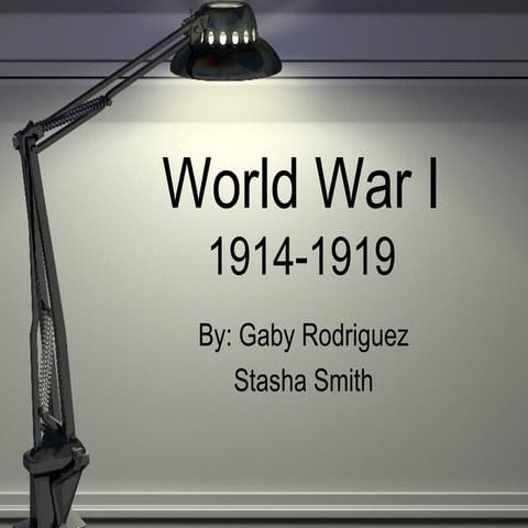 World War 1 Technology | PPT