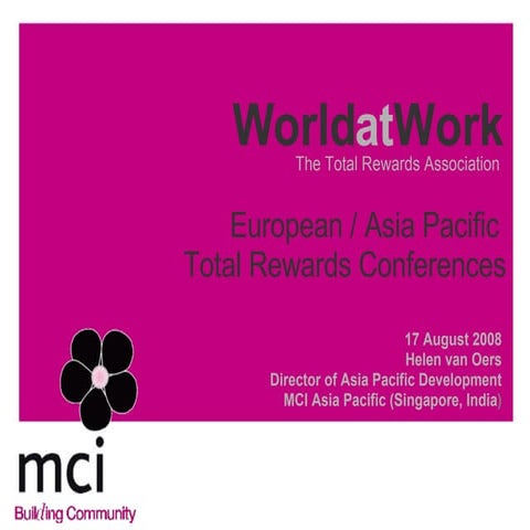 Worldat Work Asia Case Study | PPT | Business | Business and Finance