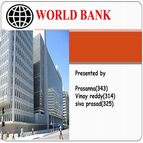 World bank. | PPTX