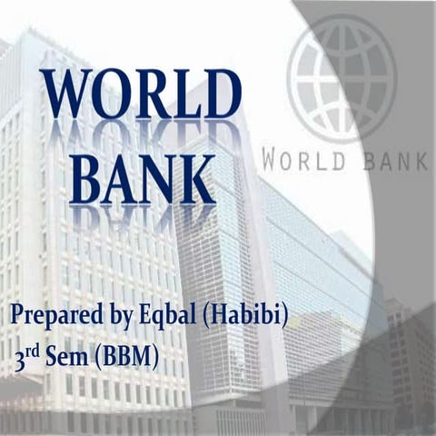 World bank | PPTX