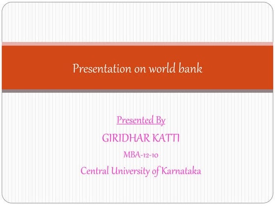 International Financial Institutions | PPT