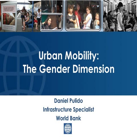 Urban Mobility: the gender Dimension | PPT