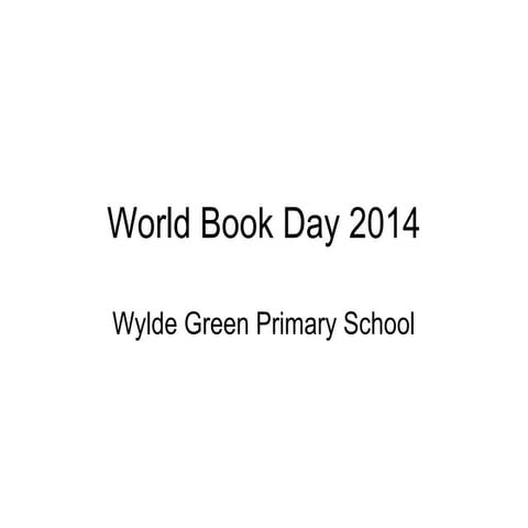 World book Day 2014 | PPT