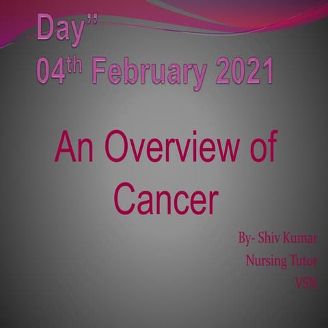 World cancer day | PPTX