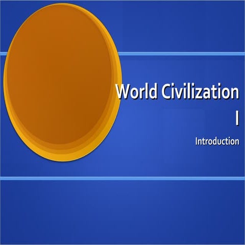 World Civilization | PPT