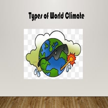 Koppen Climate Classification | PPTX
