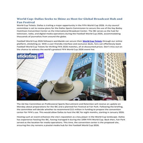 World Cup Dallas Seeks to Shine as Host for Global Broadcast Hub and Fan Festival.pdf