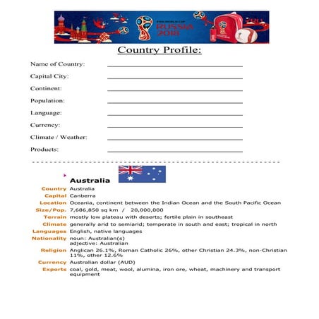 World cup project | PDF