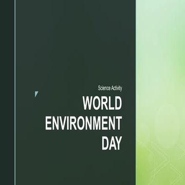 World environment day | PPT