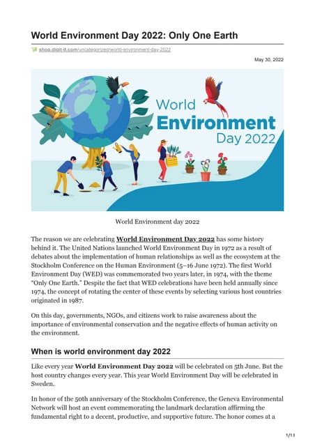 World environment day | PPTX