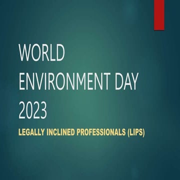 WORLD ENVIRONMENT DAY 2023.pptx