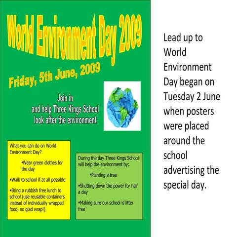 World Environment Day Powerpoint (2) | PPT