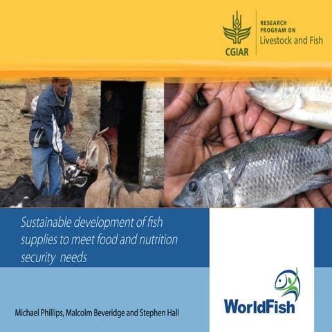 Sustainable development of fish supplies to meet food and nutrition ...