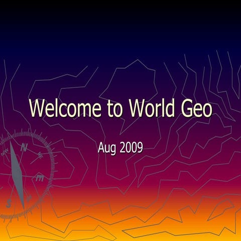 World geo 2009 | PDF