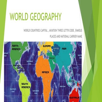 World geography | PPT