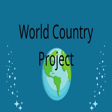 World Geography Country Social Studies Research Project.pptx