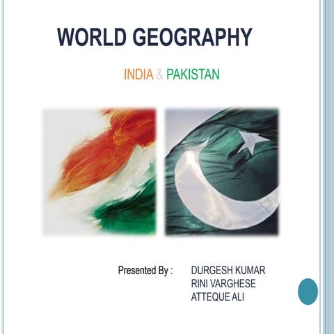World Geography India & Pak | PPS
