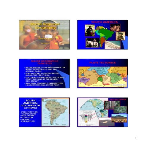 Venezuela is part of South America. Data on South American geography | PDF