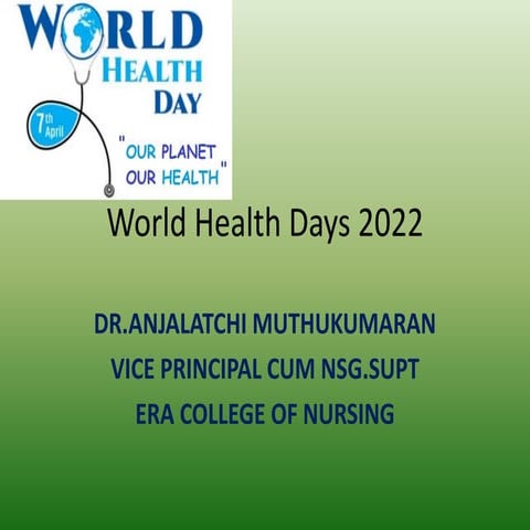 World health day | PPT