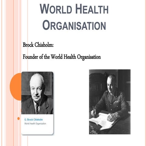 World health organisation | PPTX