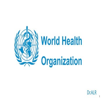 World health organization | PPT