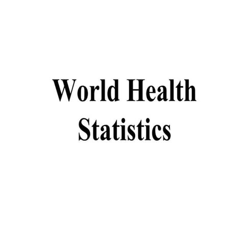 World Health Statistics | PPT