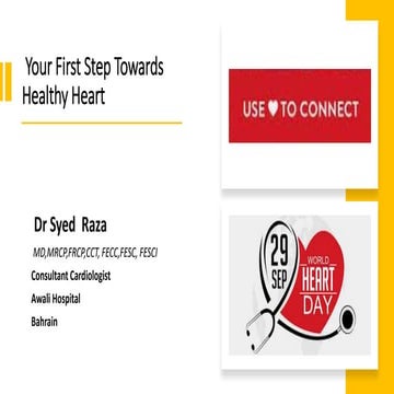 Your First Step Towards Healthy Heart | PPT