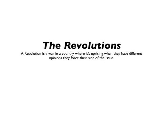Revolutions keynote history | KEY