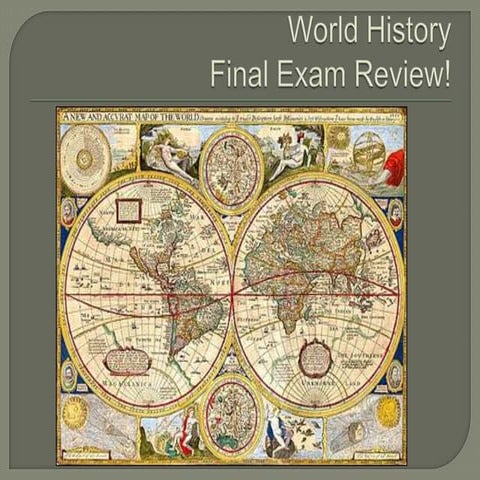 World History - Final Exam Review | PPTX