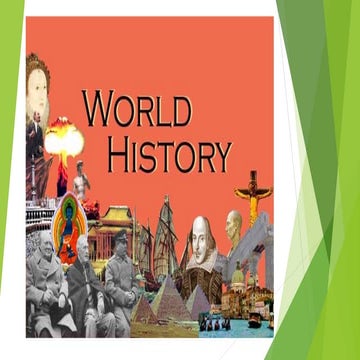 World History Lecture 1 | PPTX | Christianity | Religion & Spirituality