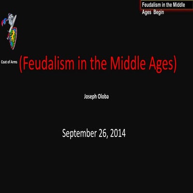 World history & geog presentation feudalism | PPT