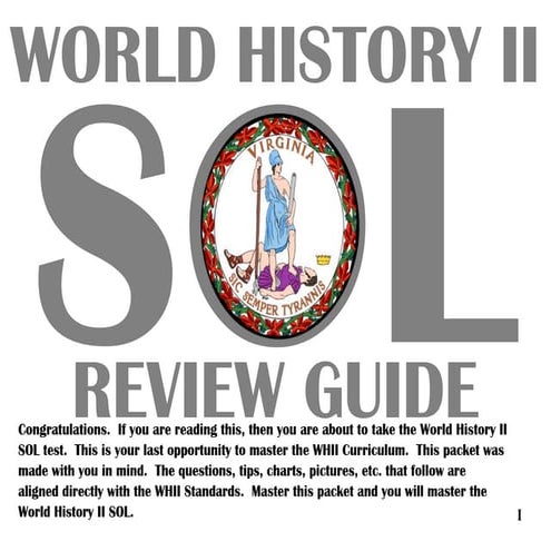 World History II review Guide | PDF