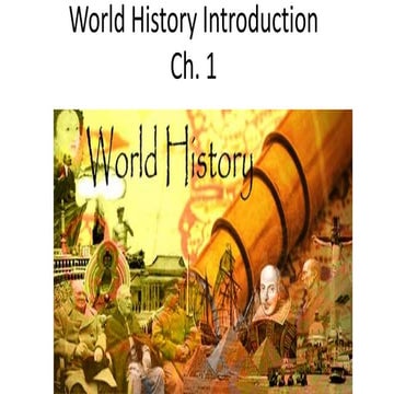 World History Intro Ppt