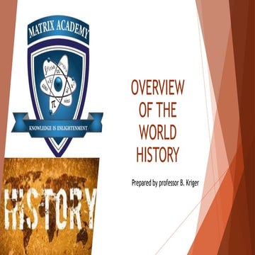 World History Overview | PPTX | Geology | Science