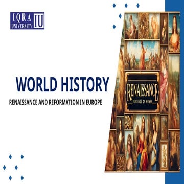 RENAISSANCE AND REFORMATION IN EUROPE.pptx