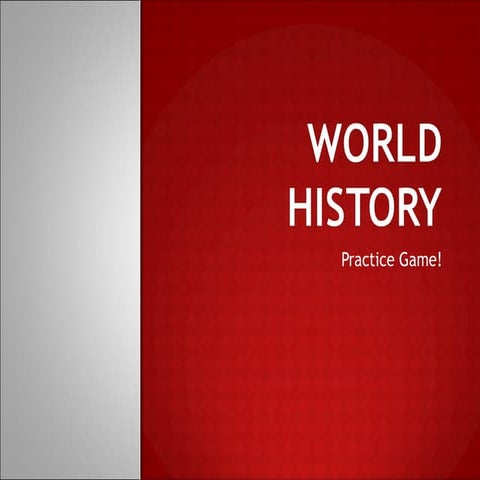 World History Preview Game | PPT