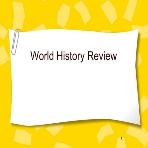 World History Review | PPT