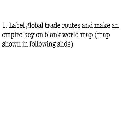 World in 1500 trade routes 2011 2012 | PPT