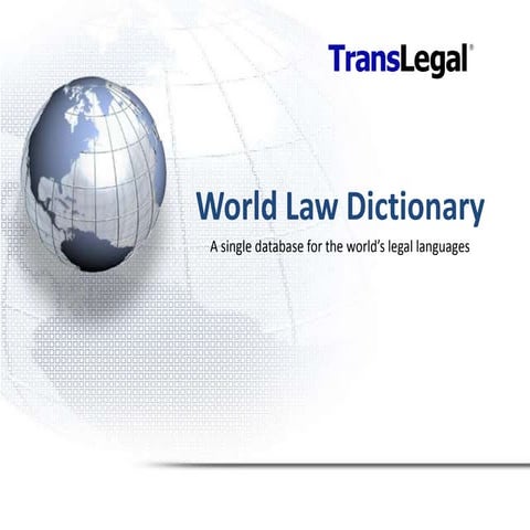 World law dictionary presentation vietnam-1 | PPTX | Legal Services ...