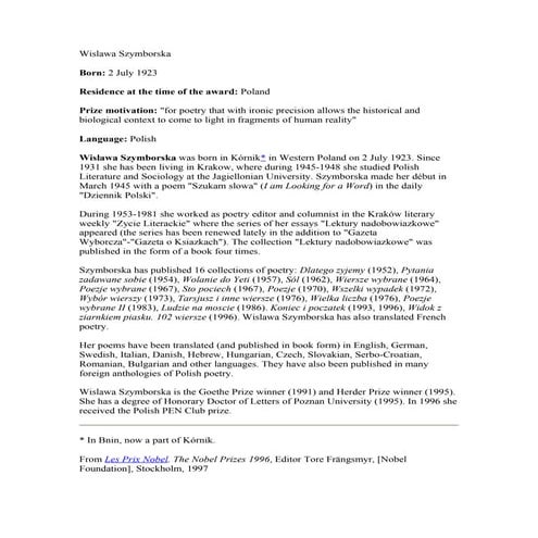 World lit. | DOC | Poetry | Books and Literature