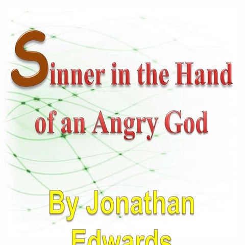World literature "Sinner in the Hand of an Angry God" | PPTX
