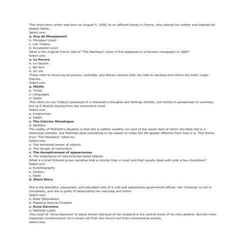 Victorian novel Test 2 | PDF