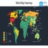 World Map Heatmap | PDF