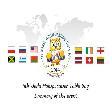4th World Multiplication Table Day - summary | PDF