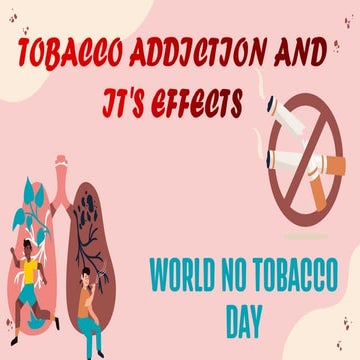 World No Tobacco Day(WNTD) 31st May-Commit to Quit-Tobacco addiction ...